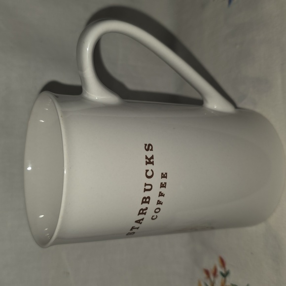 Starbucks | Dining | Vintage Starbucks White Ceramic Coffee Mug203 ...